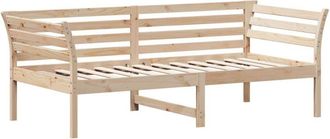 vidaXL Lit de jour sans matelas 75x190 cm bois de pin massif Vidaxl