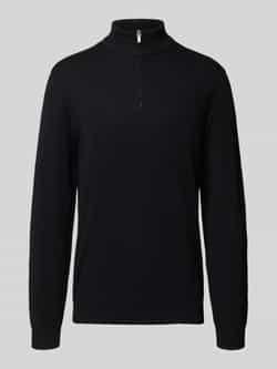 Only & Sons Regular Fit Troyer aus Baumwoll-Viskose-Mix Modell LOUI