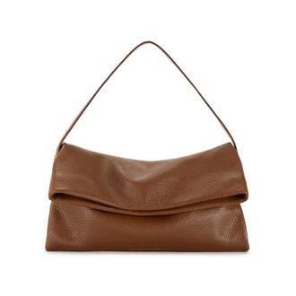 Elisabetta Franchi Femme, Sacs, Brun, Taille: ONE Size Sac Bandouli&egrave;re en Cuir