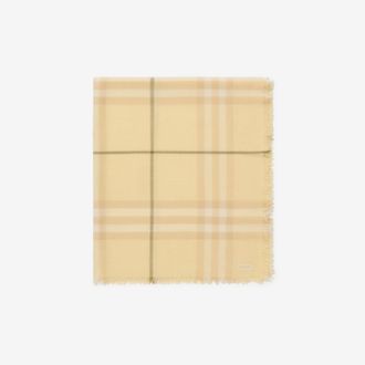 Burberry &Eacute;charpe large en laine Check