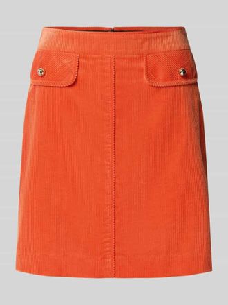 Marc Cain Minirock aus Cord mit Pattentaschen
