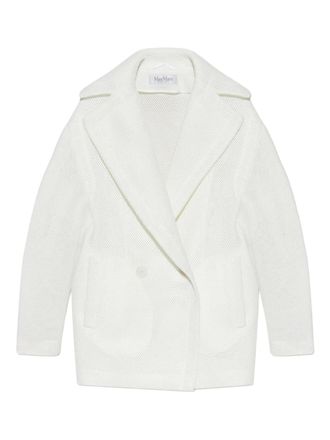 Max Mara Doppelreihiges Sakko - Weiß