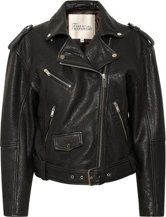 MY ESSENTIAL WARDROBE Femme, Vestes, Noir, Taille: 42 FR Leather Vestes