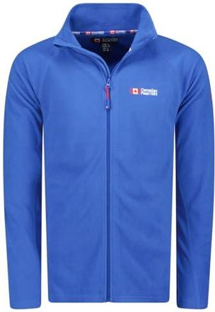 Canadian Peak Tugeak FZ Men - Polaire Epaisse Homme Chaude Fermeture Zip - Veste Sweats Hiver Chaud Hommes Doux - Sweat Doublure Longues Manches - Automne Hiver (Bl