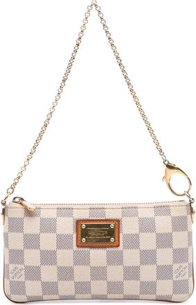 Louis Vuitton Crossbody Bags - Damier Azur Pochette Milla MM - Gr. unisize - in Weiß - für Damen