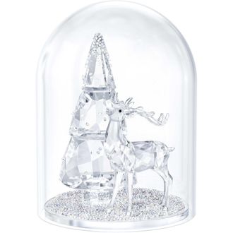 Swarovski Tannenbaum & Hirsch Glasglocke, Kristall, wei&szlig;, 15.7