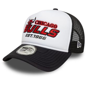 New Era A-Frame Mesh Trucker Cap - Foam Chicago Bulls