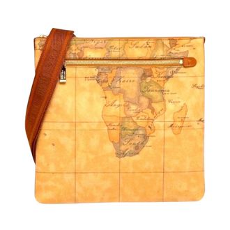 Alviero Martini 1A Classe Femme, Sacs, Brun, Taille: ONE Size Geo Classic Bandoliera