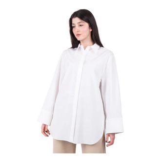 Dorothee Schumacher Wei&szlig;e Popeline Power Bluse - - Blouses & Shirts - Damen - Wei&szlig; - 2XS
