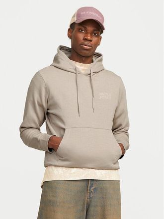 Jack & Jones Jack & Jones Sweatshirt Corp Logo 12152840 Beige Standard Fit