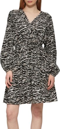 QS by s.Oliver Kleid in Wickeloptik