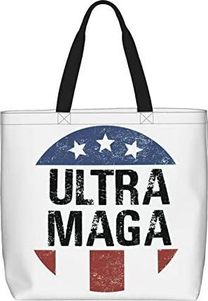Generic Sac De Courses Ultra Maga Fourre Tout Personnaliser Avec Poign&eacute;es Sacs &Agrave; Main, Pour &Eacute;cole, Voyage, Femmes, Burea