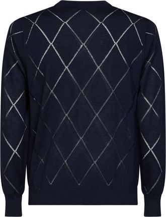 Dries Van Noten Murton Sweater - Navy