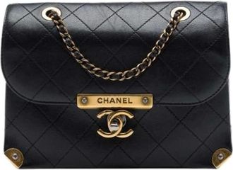Chanel Sac bandouli&egrave;re Pre-owned &agrave; rabat - Femme - Pre-owned - Noir - Taille: ONE Size