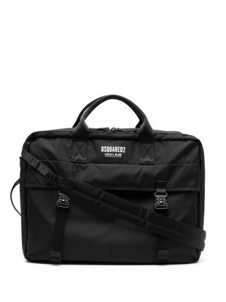 Dsquared2 sac cabas &agrave; logo imprim&eacute; - Noir