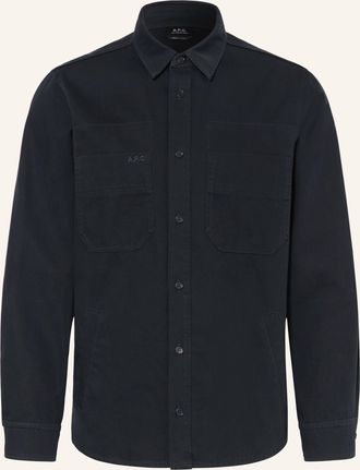 A.P.C. Overjacket Noah blau