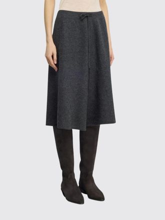 Semicouture Short Elizabeth en maille de laine longueur genou avec cordon de serrage