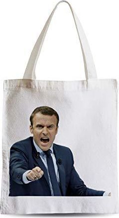 Fabulous Grand Sac Shopping Plage Etudiant Macron en Colere President France Humour Meme