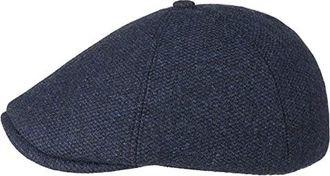 LIPODO Casquette pour Homme Rapallo Melange - lhiver Laine avec Visiere, Doublure, Doublure Hiver Automne-Hiver - M (57-58 cm) Bleu Fonce
