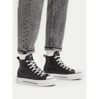 Karl Lagerfeld Sneakers aus Stoff KARL LAGERFELD Kampus Max KL60456 Schwarz