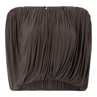 Magda Butrym &Auml;rmellose Bluse mit Falten - - Tops - Damen - Grau - L