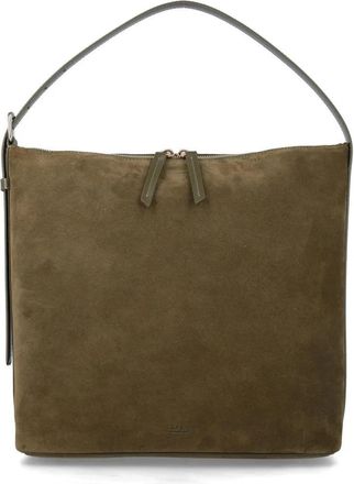 A.P.C. Hobo Bags - Vera Leather Bag With Adjustable Strap - Gr. unisize - in Grau - f&uuml;r Damen