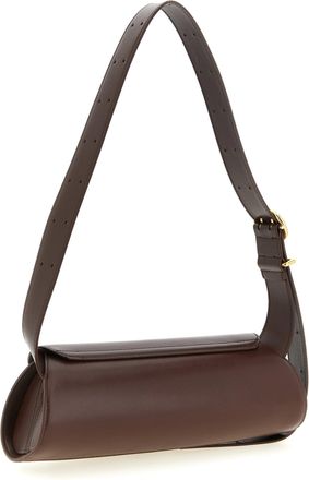 Jil Sander Cannolo Shoulder Bag - Brown