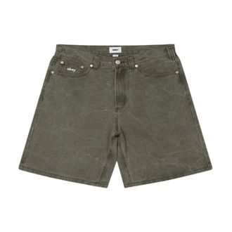 Obey Homme, Shorts, Gris, Taille: W30 Bigwig Baggy Denim Short