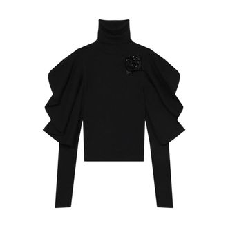 Blumarine Rollkragenpullover - - Knitwear - Damen - Schwarzk - L