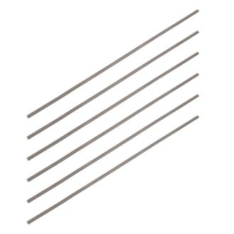 Pretyzoom Hochtemperaturbest&auml;ndiger Wolframdraht 6 St&uuml;ck 20cm X 3mm Brenndraht f&uuml;r Keramikofen Schmuckherstellung Ofenzubeh&ouml;r