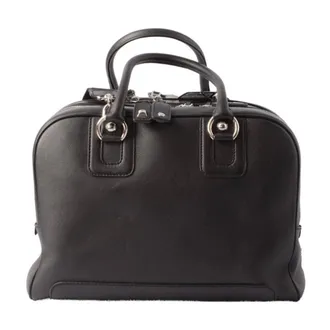 Dolce & Gabbana Homme, Sacs, Noir, Taille: ONE Size Big Zippers Leather Bag