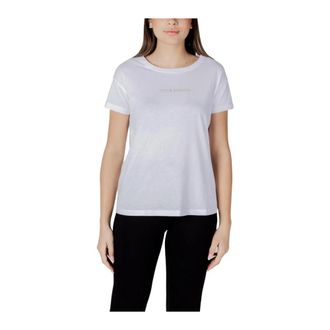 A|X Armani Exchange Elegantes Crew Neck T-Shirt f&uuml;r Frauen - - Tops - Damen - Wei&szlig; - XS