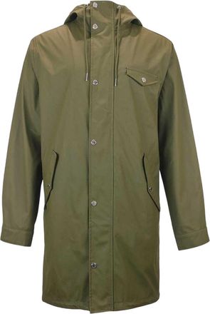 Jack Wills Fisher Regenmantel f&uuml;r Herren (Oliv)
