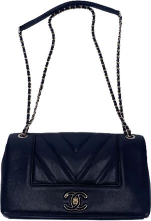 Chanel Pre-owned Cuir sacs-chanel - Femme - Pre-owned - Noir - Taille: ONE Size