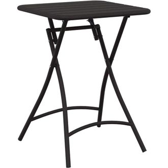 vidaXL Gartentisch Anthrazit 55 x 55 x 73 cm Pulverbeschichteter Stahl Vidaxl