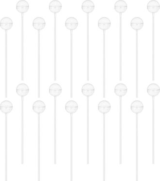 OSALADI 50stücke Transparenter Runder Schokoladenstraußhalter Aus Kunststoff Party-schokoladenhalter Durchsichtig Für Pralinen Und Mehr