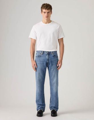 Levi's 555 - Straight Up The Score - Locker geschnittene Jeans in Blau