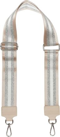 styleBREAKER Taschenzubeh&ouml;r Breiter Wechsel Taschengurt Metallic Streifen Muster