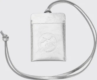 A.P.C. A. P.C. x FRGMT Dough Crossbody-Kartenetui aus Leder mit gepr&auml;gtem Logo