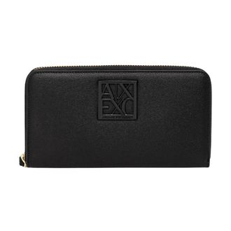 A|X Armani Exchange Rei&szlig;verschluss-Portemonnaie - - Accessories - Damen - Schwarzk - ONE SIZE