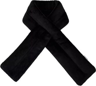 Ruslan Baginskiy Femme, Accessoires, Noir, Taille: ONE Size &Eacute;charpe en fausse fourrure avec logo