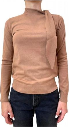 Marella Femme, Pulls, Brun, Taille: 44 FR Col roul&eacute;