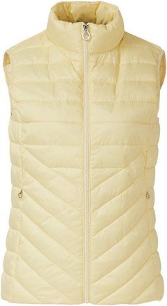 s.Oliver Outdoorjacke Outdoor-Weste Leichte Steppweste mit Stehkragen und Packfunktion