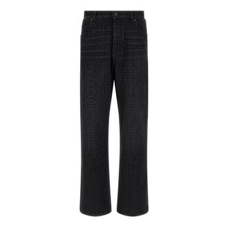 Balmain Jeans Monogram Denim - Homme - Jeans - Noir - Taille: W31