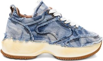 Hogan Sneakers mit Plateau - Blau