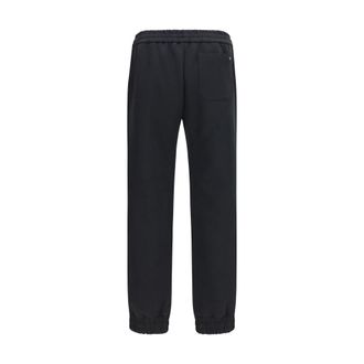 Valentino Mens Black Cotton Joggers (workout Pants)