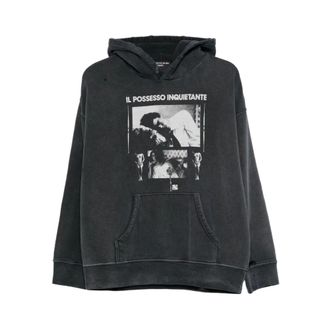 Enfants Riches Deprimes Homme, Sweatshirts et sweats &agrave; capuche, Gris, Taille: L Graphic Sweat &agrave; capuche