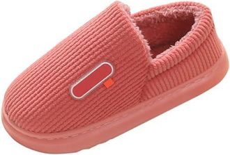 Generic Pantoufles en peluche pour homme et femme - En mousse à mémoire de forme - Fermés - Chaudes - Doublées - En coton à mémoire de forme - Confortables - 