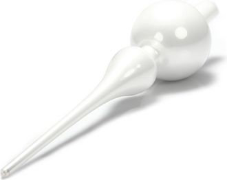 Com-Four Weihnachtsbaumspitze glänzend - Christbaumspitze aus echtem Glas für Weihnachten - Tannenbaumspitze für den Christbaum, 28 cm