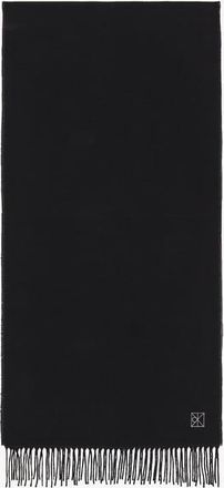Calvin Klein Echarpe r&eacute;versible &agrave; bords frang&eacute;s